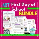 Art First Day of School BUNDLE - Inside Out Art Teacher