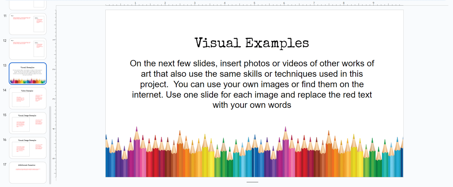 Final Art Exam for Art Students and Teachers